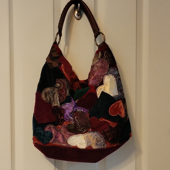 Lucky Brand | Bags | Lucky Brand Red And Purple Hobo Bags | Poshmark